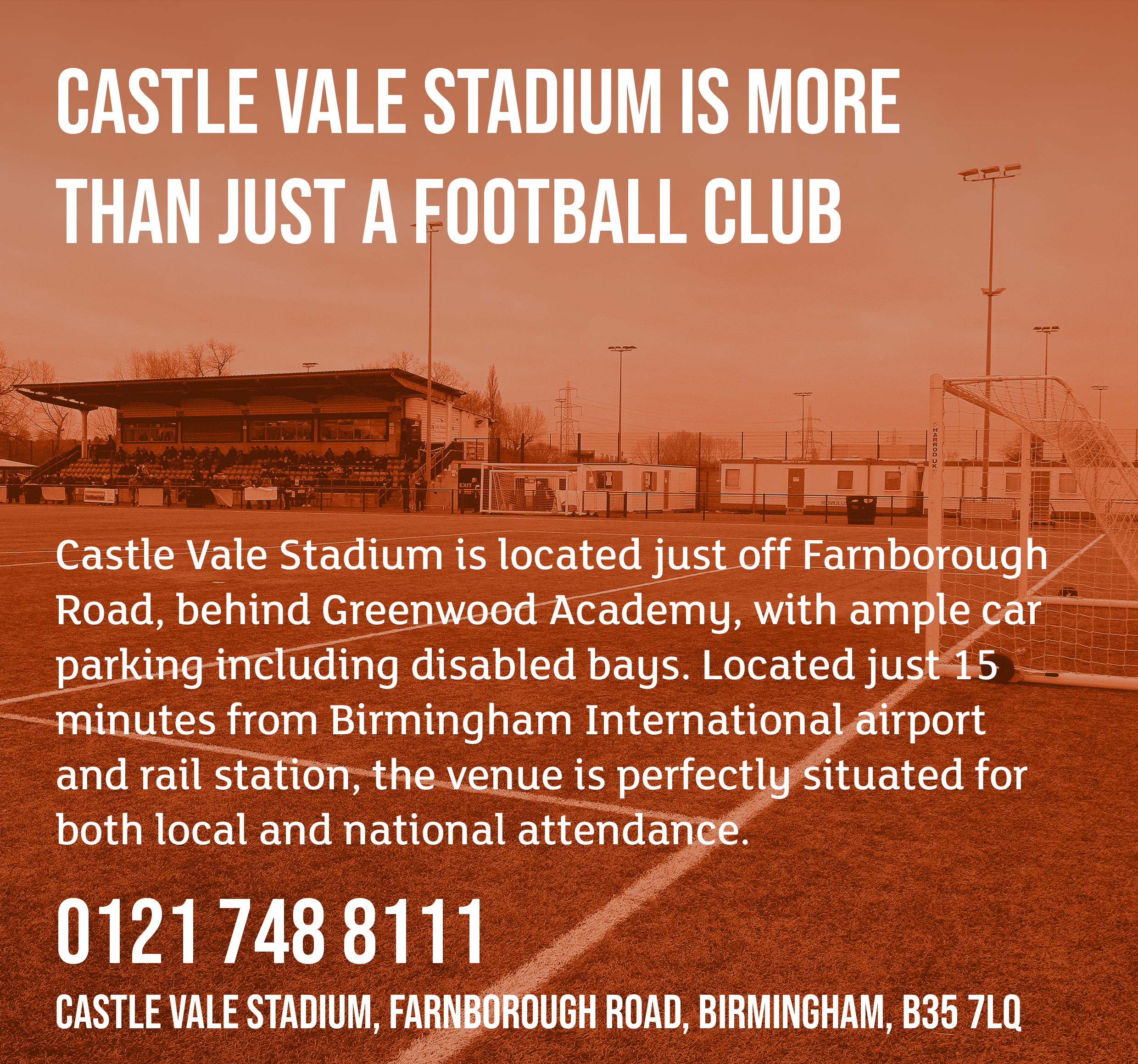 Contact Us | Castle Vale Stadium